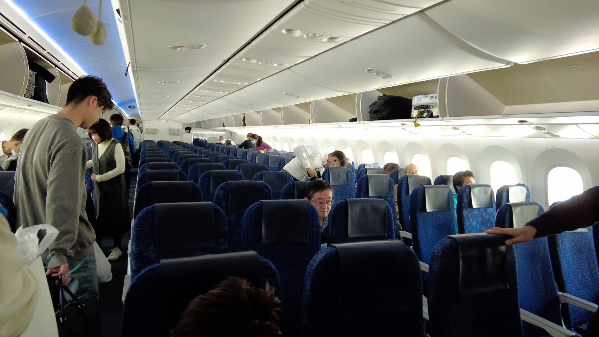 ANA国内線 新仕様B787-9(78G) コンセント完備・シートモニター完備で快適な普通席・プレミアムクラス | ドルフィン日記