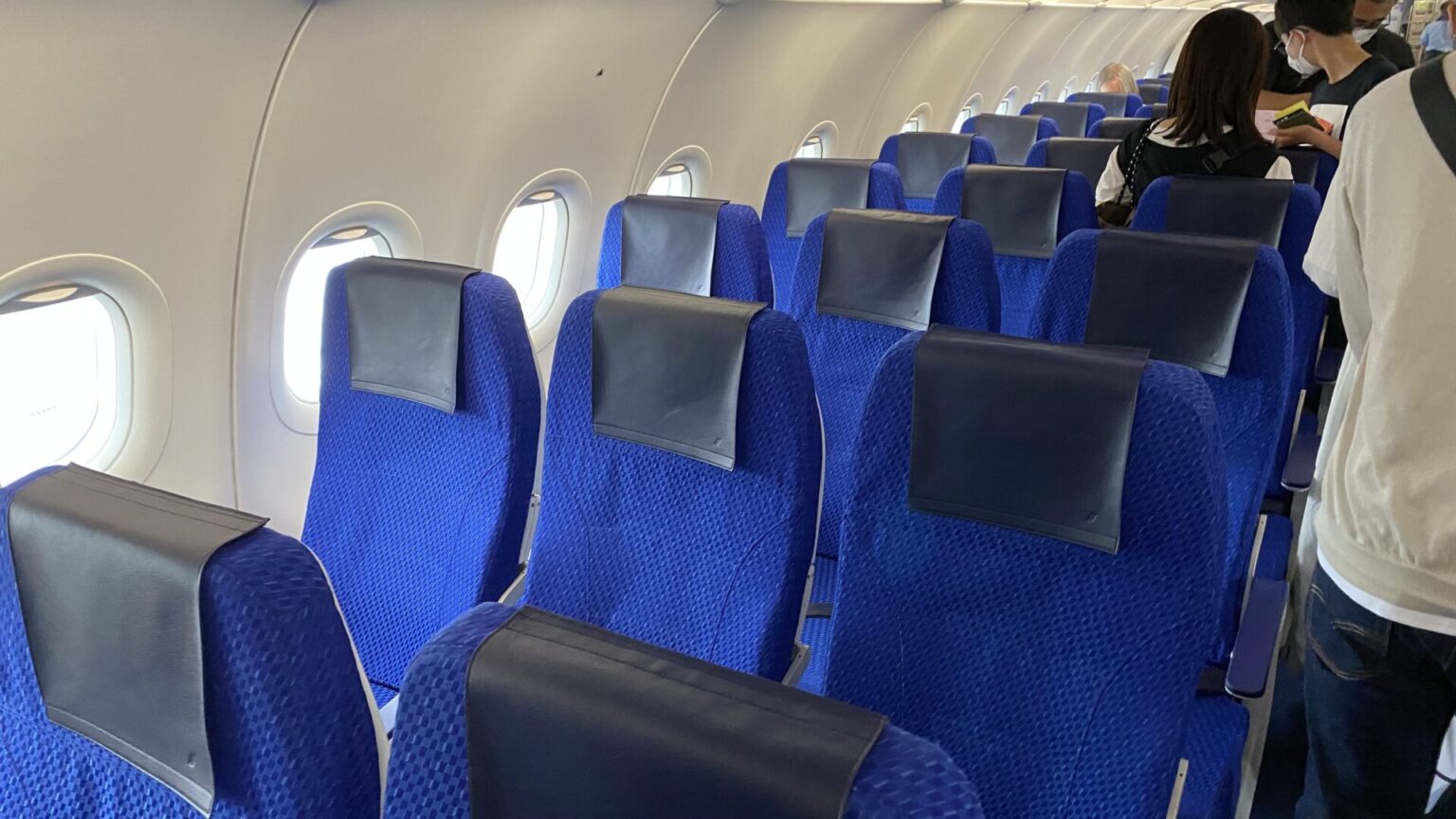 ANAのA321機内の紹介 全席にモニター完備の快適機内空間 | ドルフィン日記