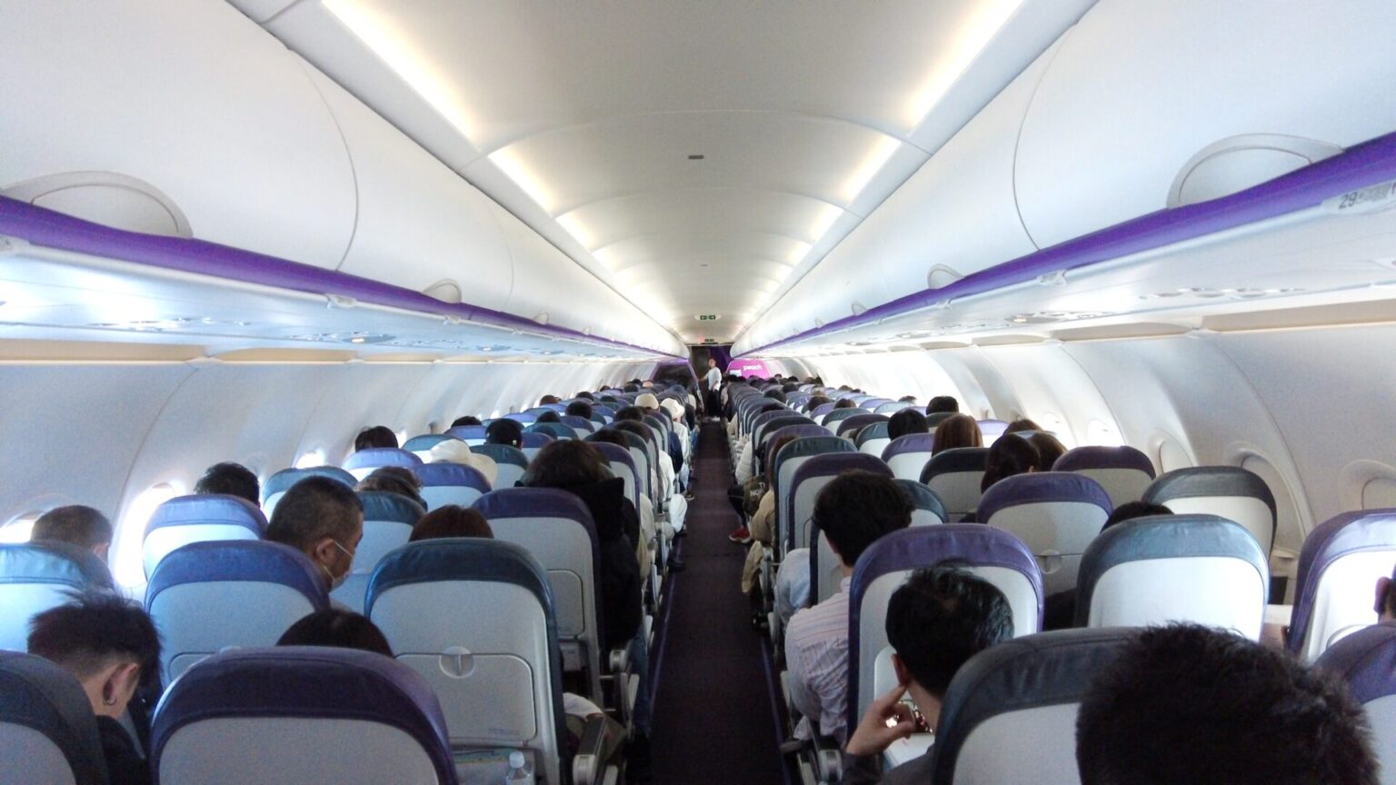国内最大のLCC Peachの乗り方・A320の座席・手荷物の扱いなど徹底解説 | ドルフィン日記